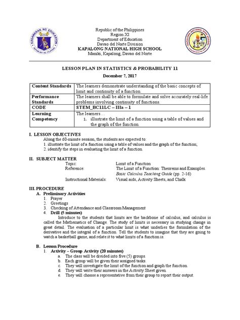 Basic Calculus Limits Dlp Pdf Function Mathematics Calculus