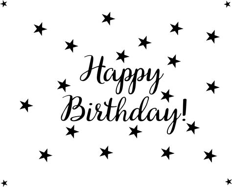 Прикольные картинки с днем рождения черно белые 56 фото