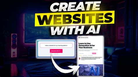 How To Make A Website Using Ai Youtube