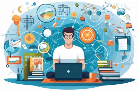 premium ai image elearning online education at home modern
