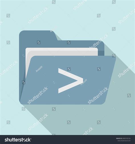 coding folder icon flat vector computer เวกเตอร์สต็อก ปลอดค่า