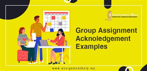 Group Assignment Acknowledgement 10 Examples