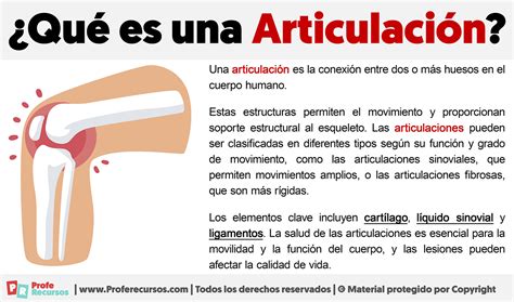 Qué Es Una Articulación Definición De Articulación