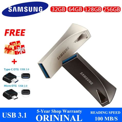 Original Product FREE Shipping CODSAMSUNG USB Flash Drive GB TB USB Metal Waterproof