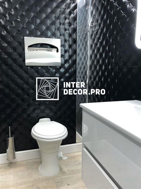 Гипсовые 3d панели в интерьере «Кожа мелкая