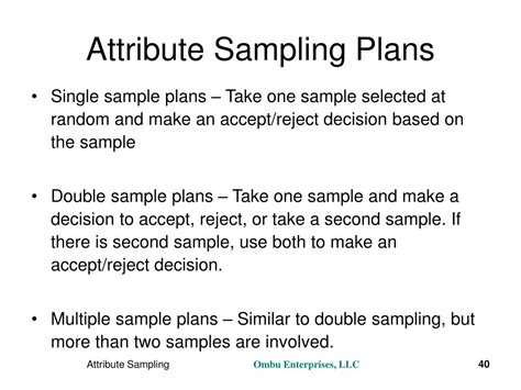 PPT Understanding Attribute Acceptance Sampling PowerPoint Presentation ID