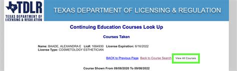 How To Confirm That Your License Number Was Reported To The Tdlr