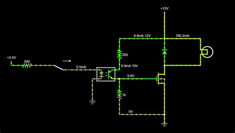 Opto Isolator What Resistor Values Should I Use For An Optocoupler