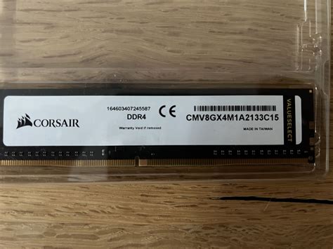 Corsair ValueSelect 8GB DDR4 2133 Gebraucht in Pfäffikon ZH für CHF 3 mit Lieferung auf