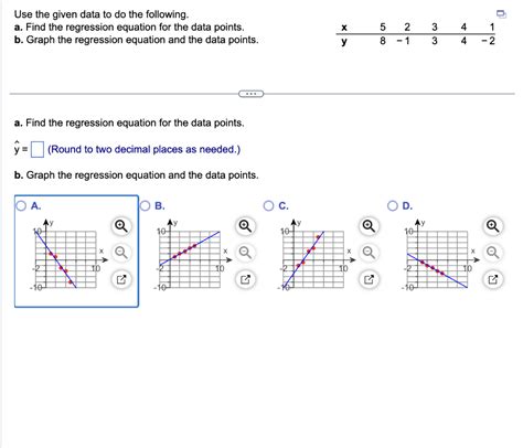 Solved Use The Given Data To Do The Following A Find The Chegg