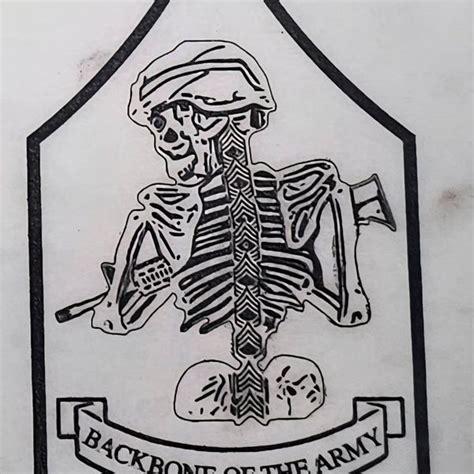 Backbone Of The Army Svg Etsy