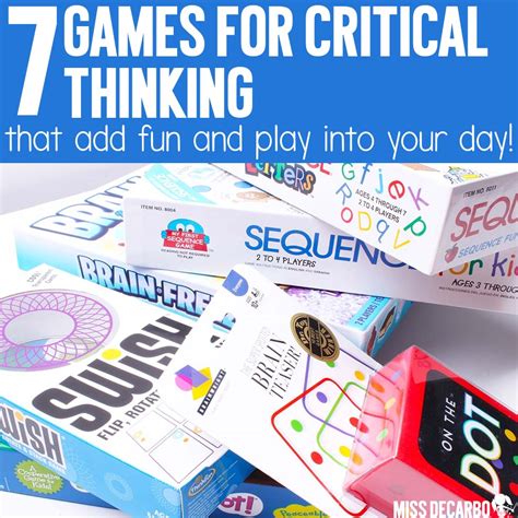 Problem Solving Games For Adults 7 Games For Critical Thinking That