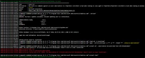 Azure Cli V2 Sets Allow No Subscriptions Argument · Issue 13042 · Microsoftazure Pipelines