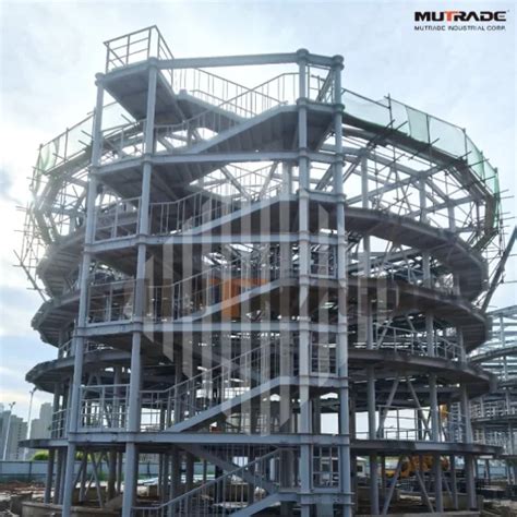 10 Levels Circular Tower Automated Circular Type Smart Parking System Automated Car Parking