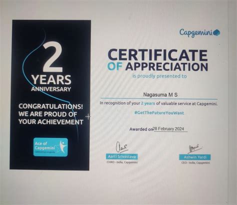 Naga Suma On Linkedin Successfully Completed 2 Years Of Professional