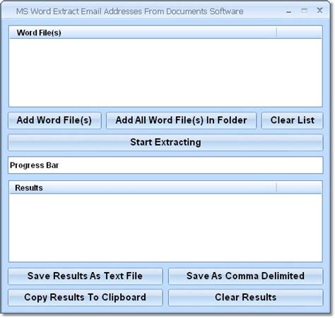 Ms Word Extract Email Addresses From Documents Sof 7 0 Review And Download