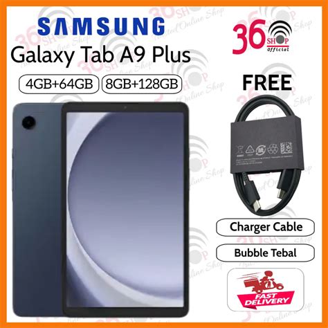 Jual Samsung Galaxy Tab A9 Plus Wifi Cell 4GB 64GB 8GB 128GB Garansi Resmi Shopee Indonesia