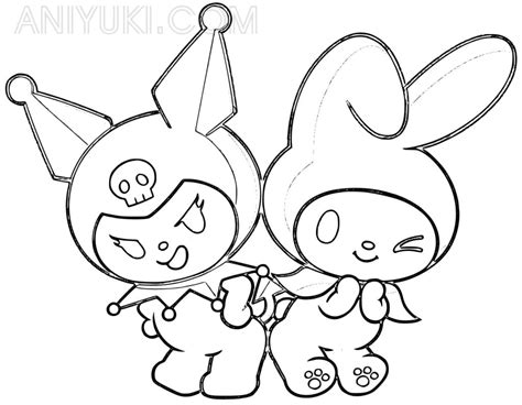 Dibujos De Kuromi Para Colorear Aniyuki Anime Portal