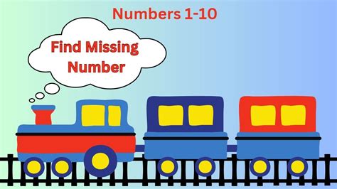 Find Missing Number Learn Maths Number Numbers 1 10 Learn