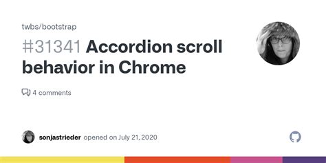 Accordion Scroll Behavior In Chrome Issue 31341 Twbs Bootstrap