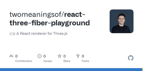 Github Twomeaningsofreact Three Fiber Playground 🇨🇭 A React