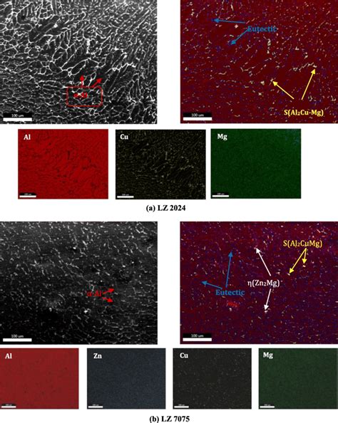 Sem Micrograph And Eds Chemical Mapping Analysis Of Liaisons Zones Lz