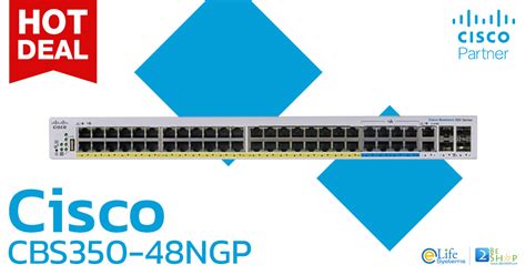 ชอป CBS350 48NGP 4X EU Cisco CBS350 48NGP ราคาถก ซอออนไลนทน สงฟร