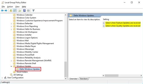 Deferring Updates In Windows 10 Super User