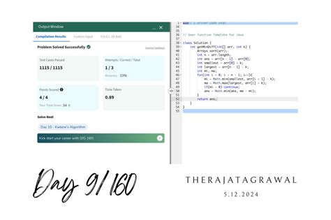 The Rajat Agrawal On Linkedin Geeksforgeeks Dsachallenge Codingjourney Problemsolving