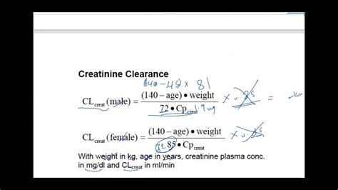 Como Calcular Clearance De Creatinina Dibujos Cute Para Imprimir