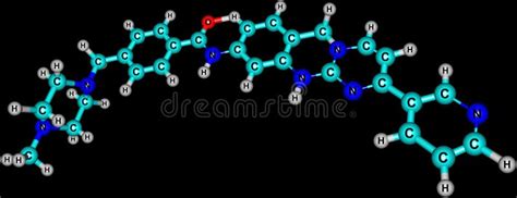 Ponatinib Cancer Drug Molecule Tyrosine Kinase Inhibitor Used In Treatment Of Chronic Myeloid