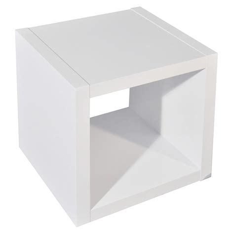 Grace Single Cube Storage Unit High Gloss White