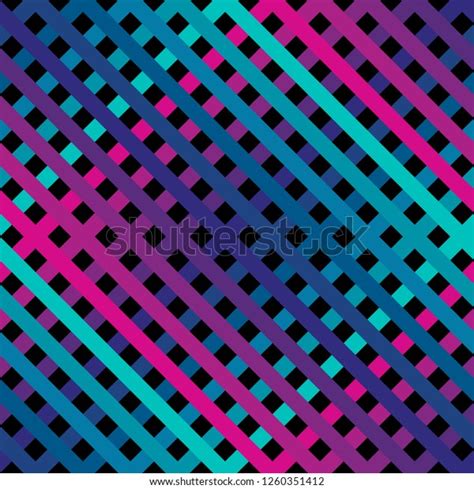 Vector Seamless Pattern Diagonal Cross Lines Stock Vector Royalty Free 1260351412