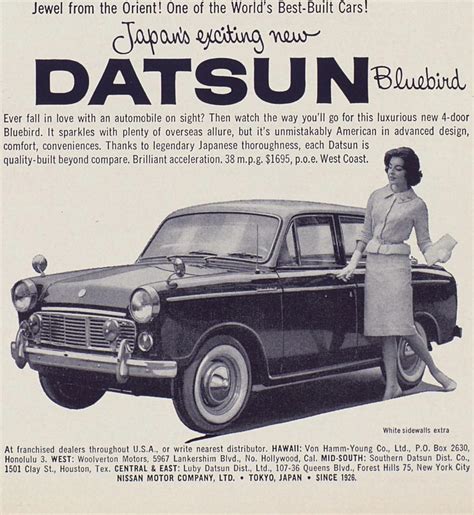 Datsun — Bluebird 1960 R Vintagewomenads