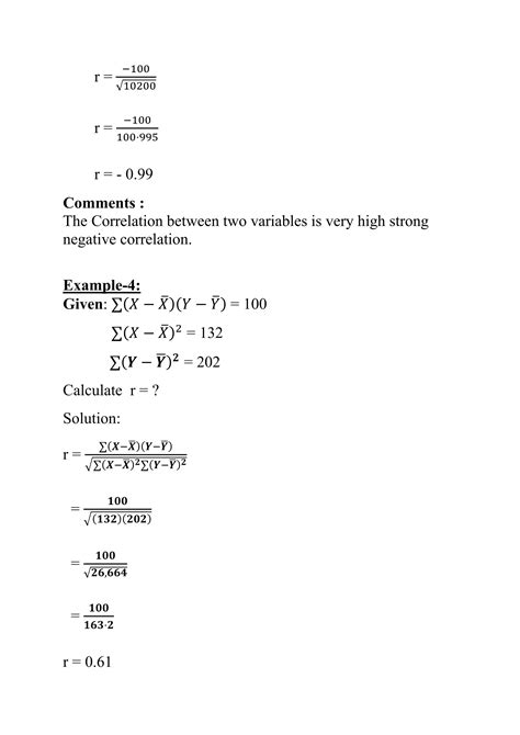 Correlation In Statistics Pdf