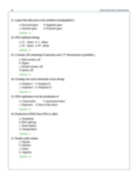 Solution Mcqs Structure Of Dna And Rna Part 1 Studypool