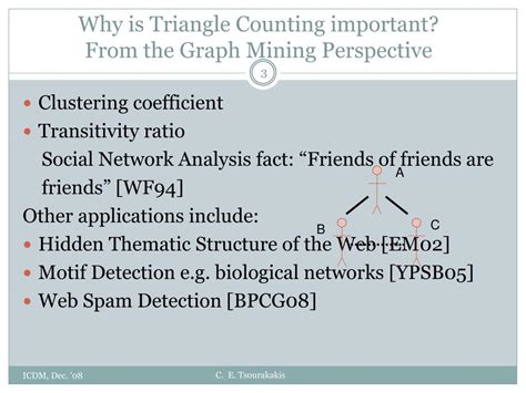 Ppt Fast Counting Of Triangles In Large Networks Without Counting