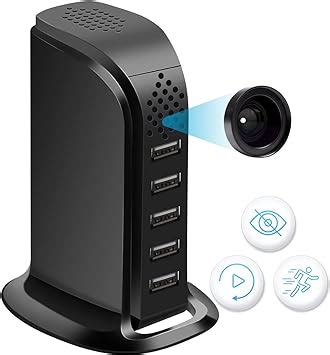 Amazon Com Wifi Usb Charger Hidden Camera Indoor Spy Camera Port Usb Hub Nanny Cam P