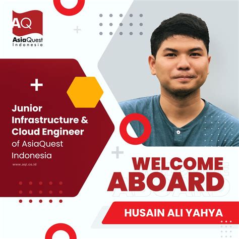 Were So Excited To Welcome Husain Ali Yahya As Infrastructure And Cloud