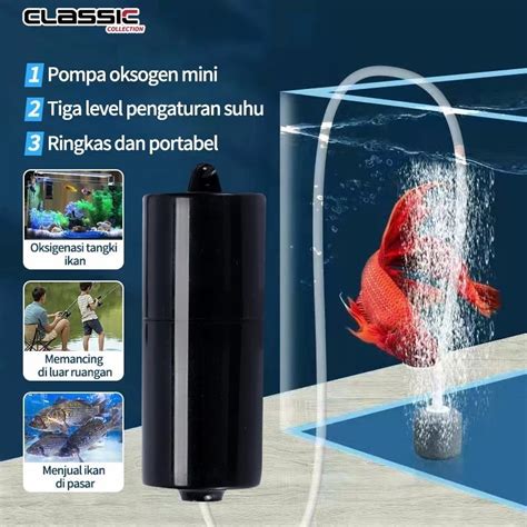 Jual Pompa Udara Aquarium Usb Aerator Akuarium Ikan Airator Gelembung Pompa Udara Aquarium