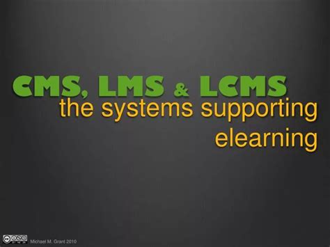 Ppt Cms Lms And Lcms Powerpoint Presentation Free Download Id 1569614
