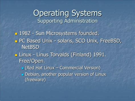 Ppt Introduction To Computer Administration System Administration