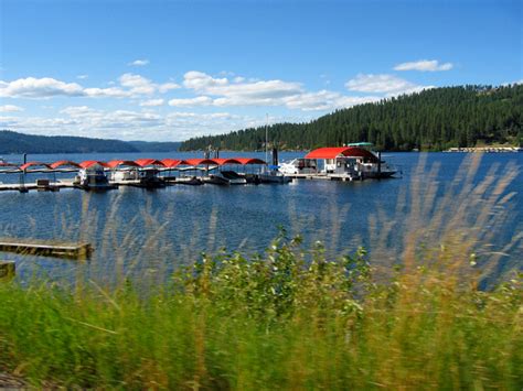 Going Rv Way Wolf Lodge Campground And Lake Coeur Dalene Scenic Byway