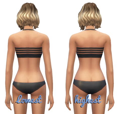 Female Waist And Hip Height Slider The Sims 4 Catalog