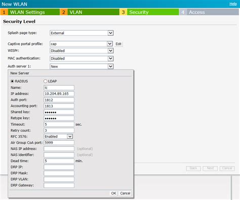 Configuring Aruba Instant Access Point