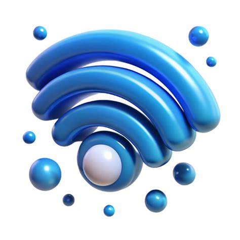 Serene Modern Wireless Network Connectivity Signal Strength Data Transfer High Quality 56599196 Png