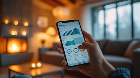 Analyzing Financial Data On Smartphone App Premium Ai Generated Image