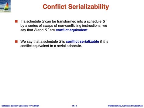 Database How Do We Perform Swap Operation In Conflict Serializability Stack Overflow