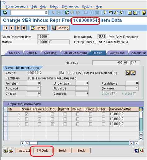 Repair Process In SAP CS Customer Service Par SAP Community