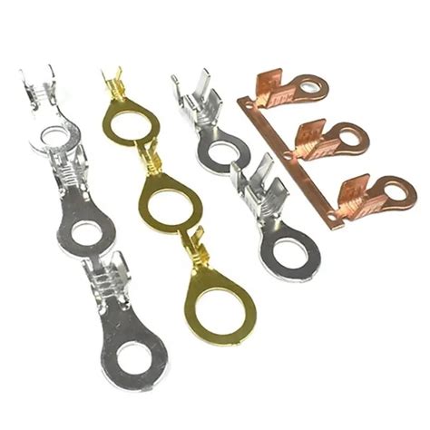 Precision Terminal Connection Tin Plating Brass Ground Loop The Sun Industry
